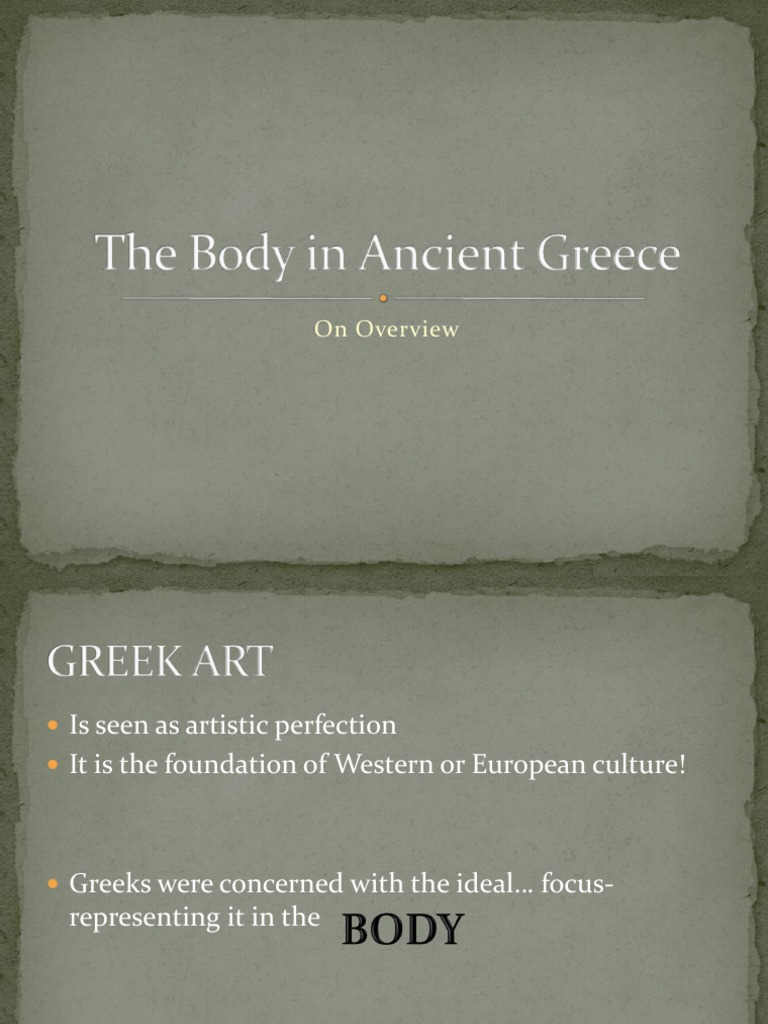 The Body in Ancient Greece | PDF | Ancient Greece | Science
