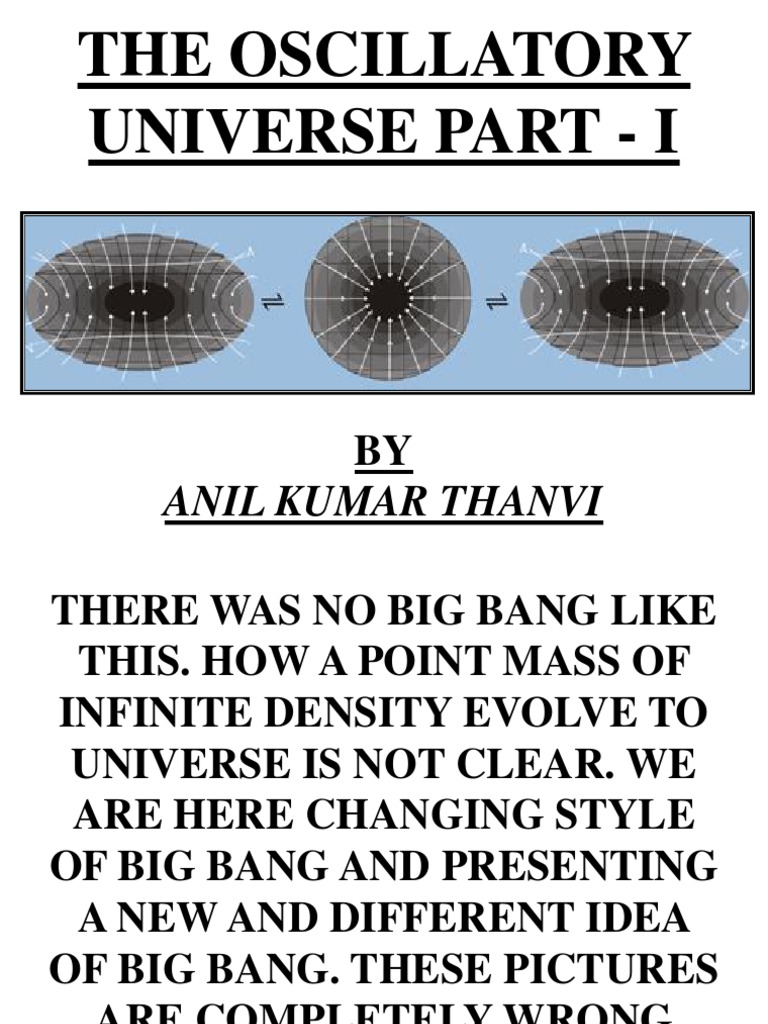 New Theory of Oscillatory Universe | PDF | Social Science | Science ...