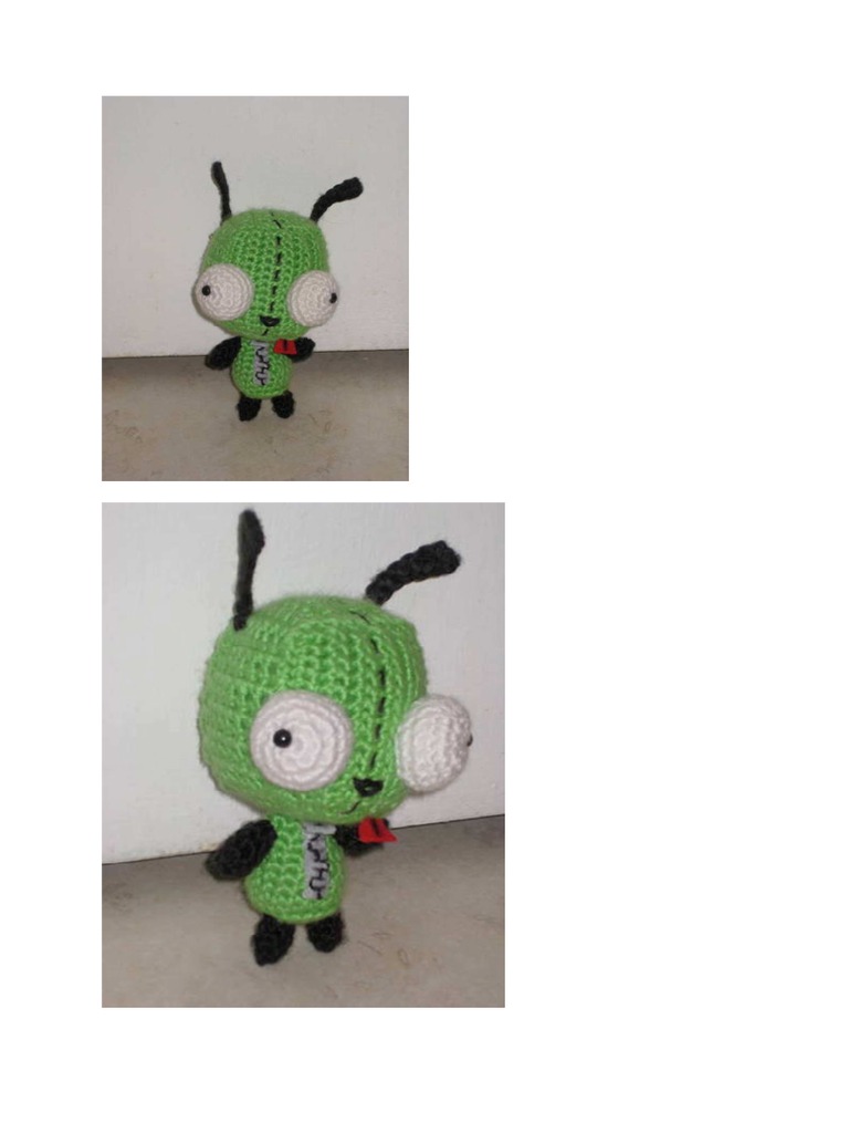 Invader Zim Gir PAttern | PDF | Needlework | Clothing