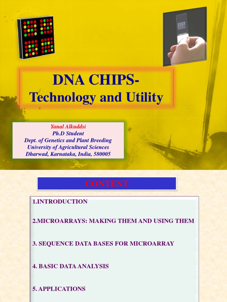 Dna Chips Microarray | PDF | Dna Microarray | Northern Blot