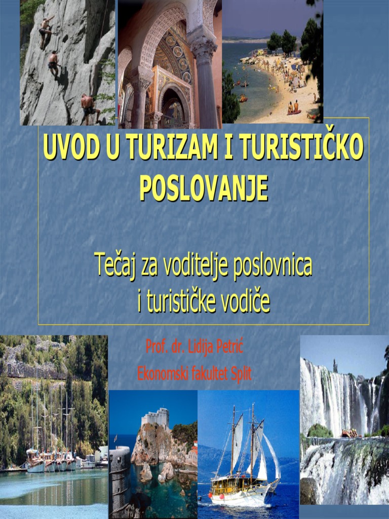 OSNOVE TURIZMA-Lidija Petrić | PDF