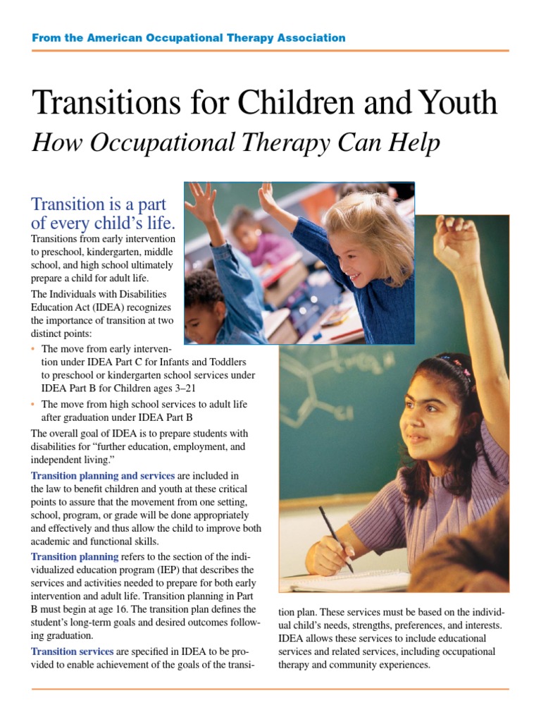 Transitions | Occupational Therapy | Preschool