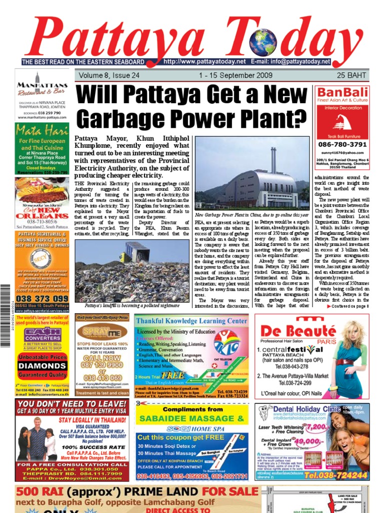 Pattaya Today Volume 8 Issue 24 PDF | PDF | Pattaya | Thailand