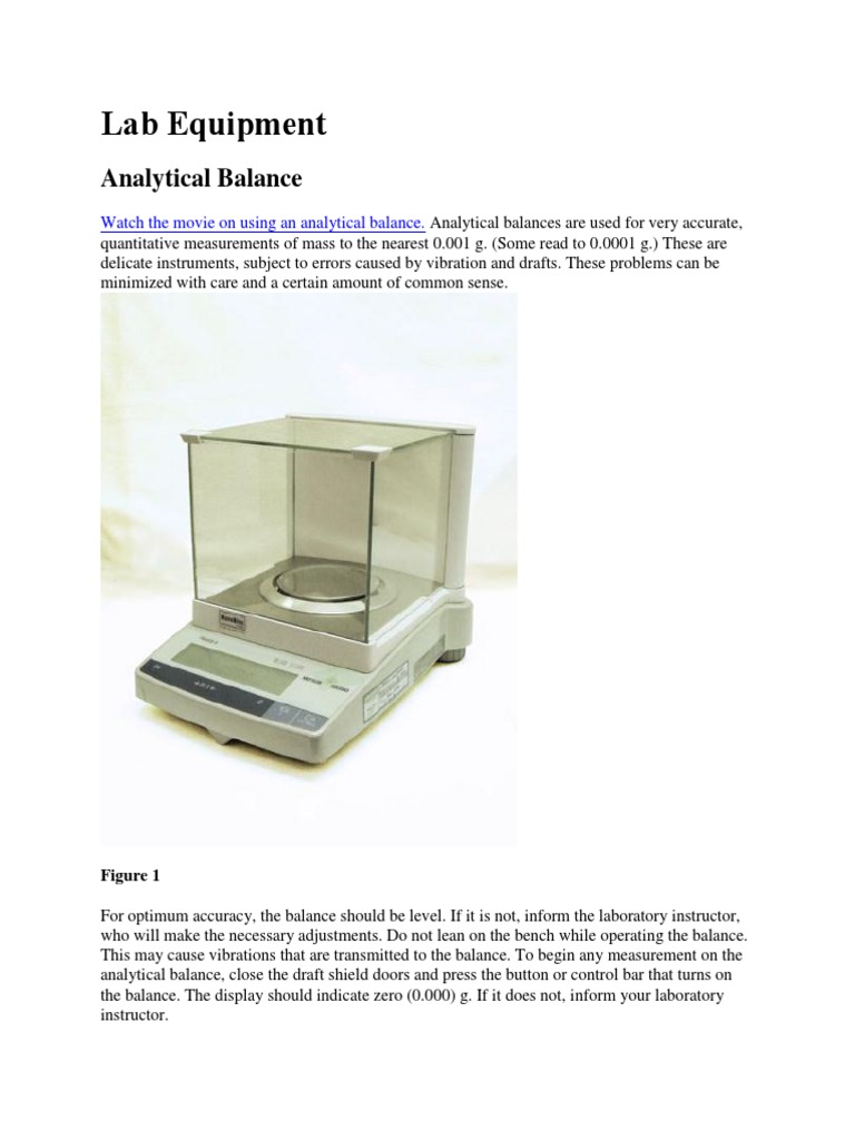 Lab Equipment - How To Measure Volume | PDF | Weighing Scale | Titration