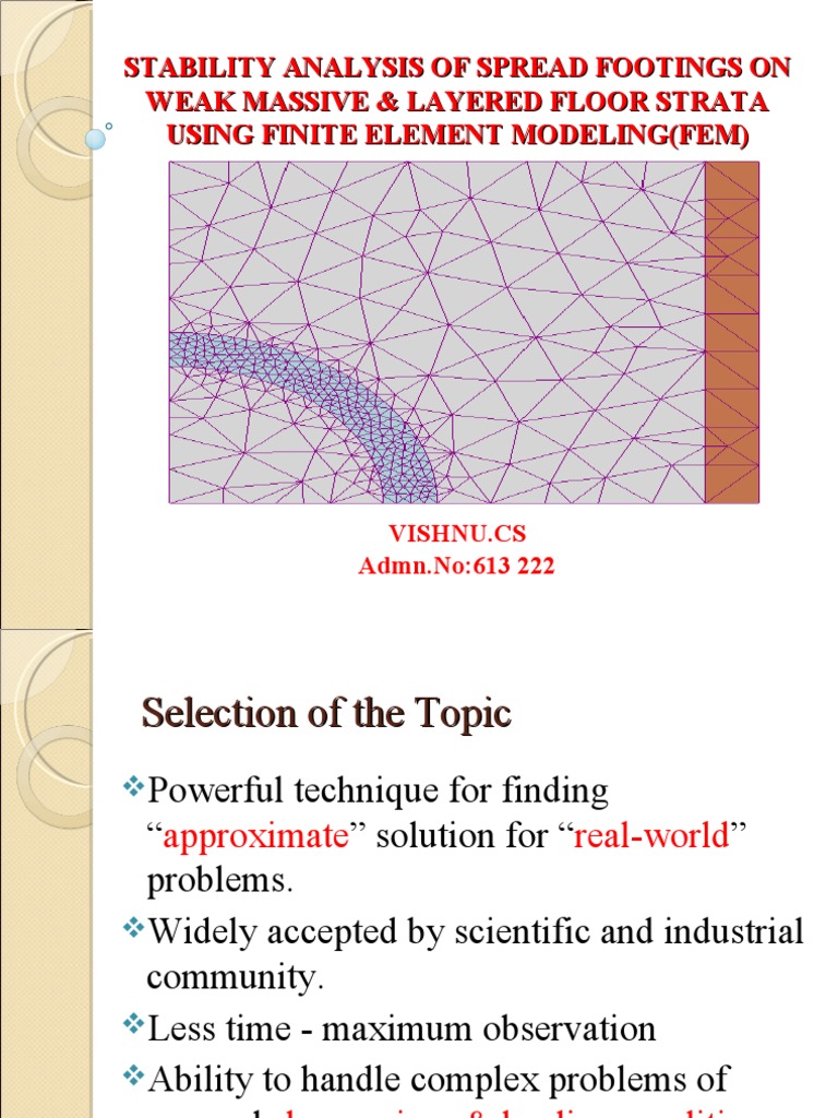 Ansys Geotechnical Geology - Finite Element Modeling | PDF | Finite ...