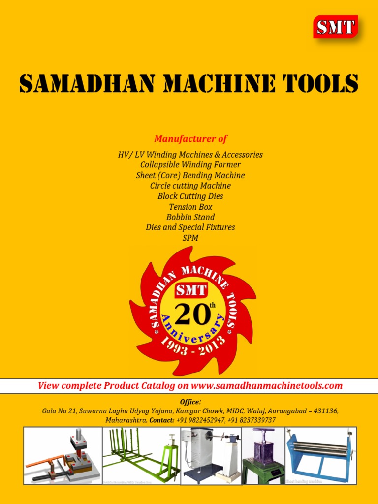 HV/ LV Winding Machines & Accessories, Collapsible Winding Former,Sheet ...