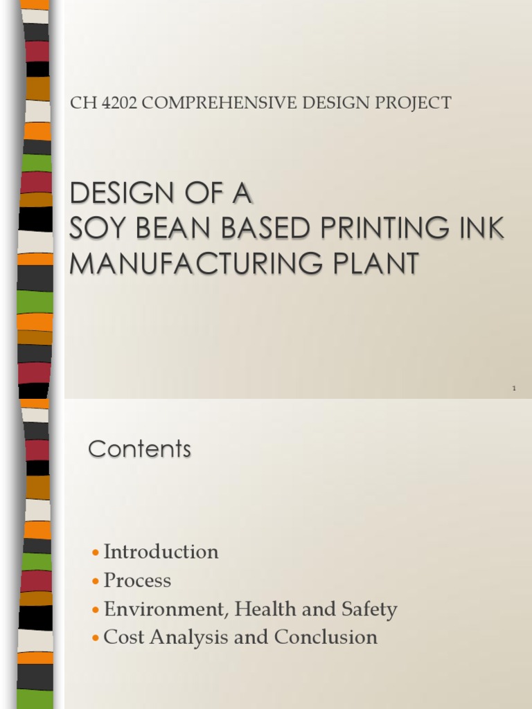 Soybean Based Printing InkSoybean Based Printing Ink | PDF | Soybean | Ink
