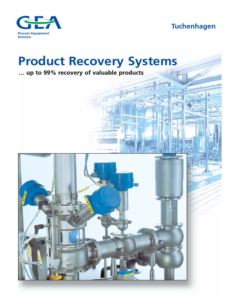Product Recovery Systems | PDF | Pipe (Fluid Conveyance) | Chemical ...