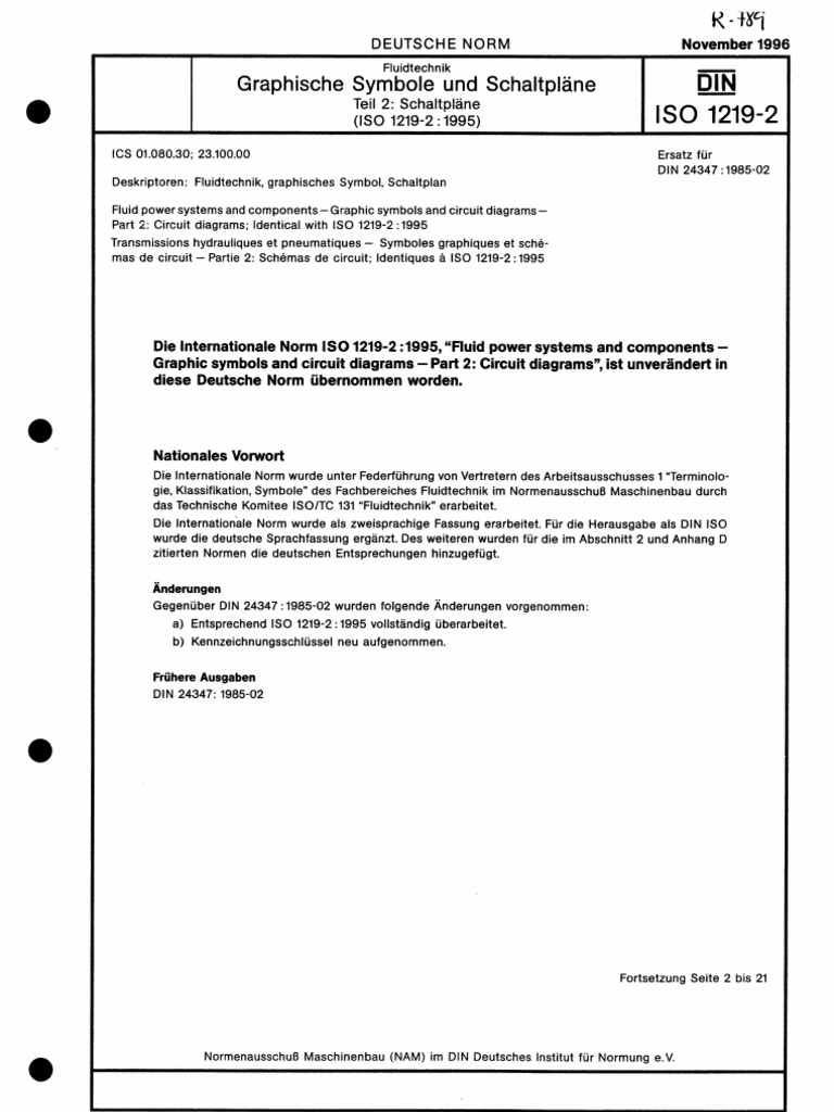 Din Iso 1219-2 Noviembre 1996 | PDF