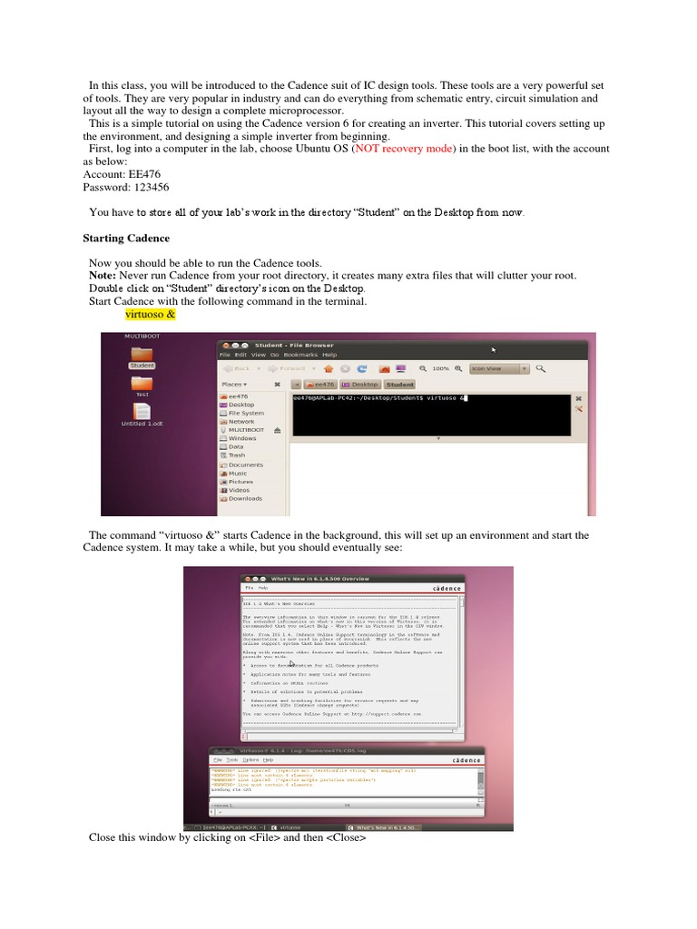 Introduction to Cadence Tools Tutorial | PDF | Library (Computing ...