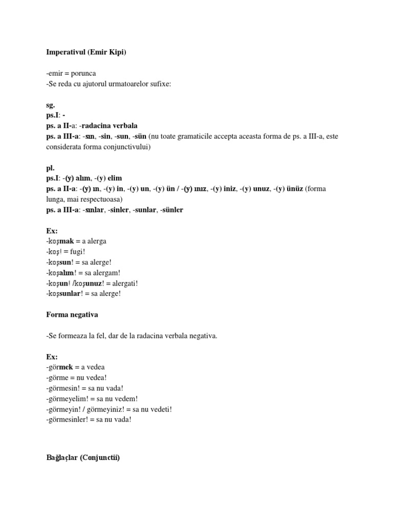 Imperativul | PDF