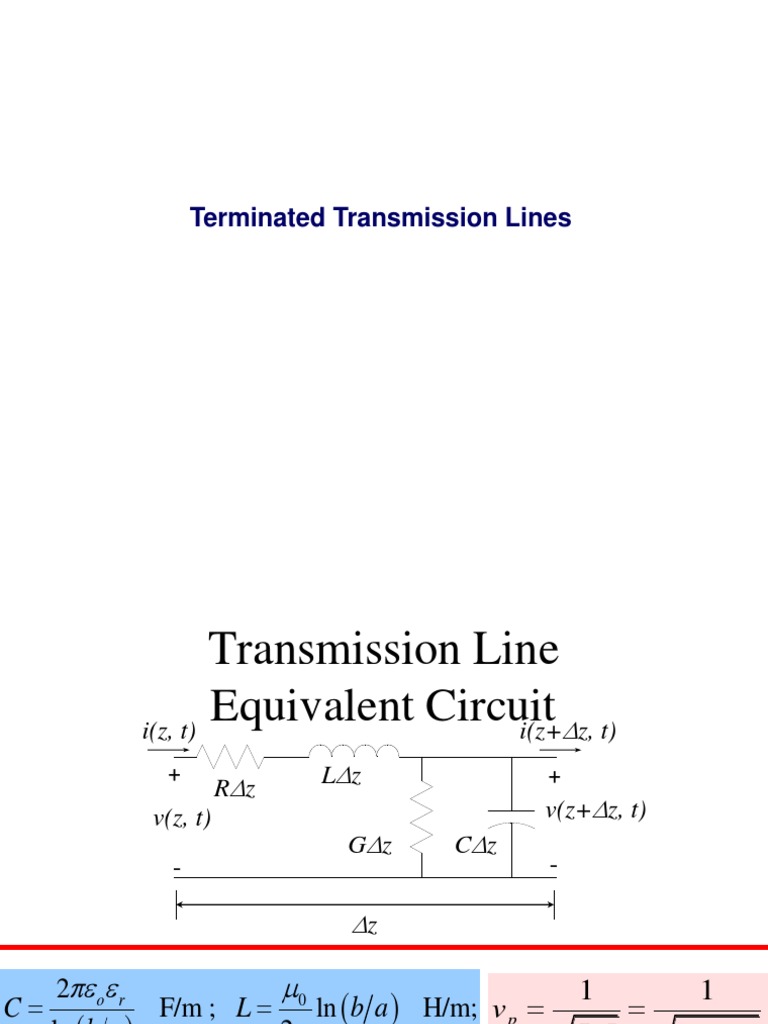 Transients On Transmission Line | PDF | Transmission Line | Electrical ...