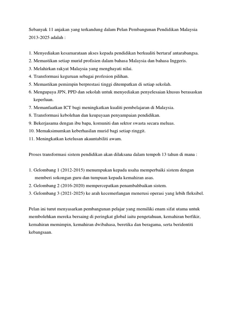11 Anjakan PPPM | PDF