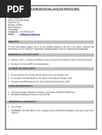 IIM CV Template | PDF