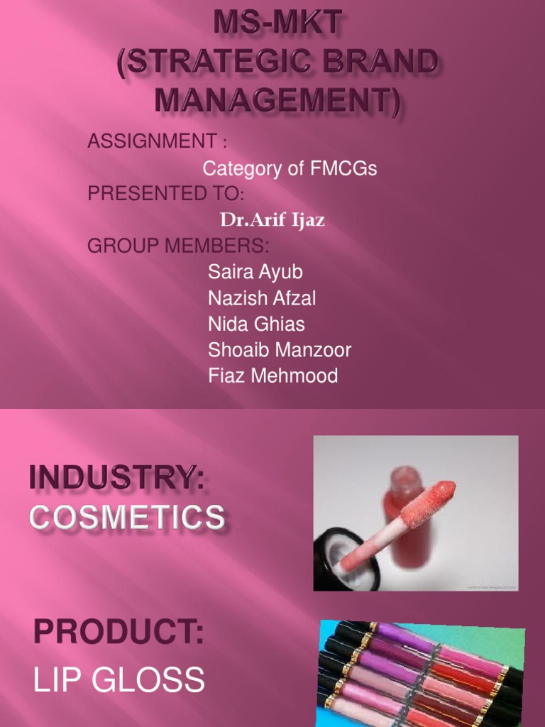 Lustrous Beauty - Lip Gloss | PDF | Advertising | Cost Of Goods Sold
