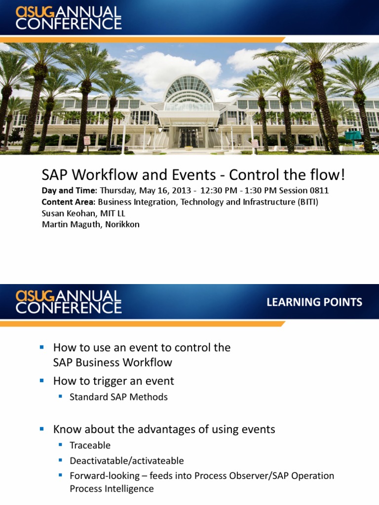 SAP Workflow Event Control Guide | PDF | Information Technology ...