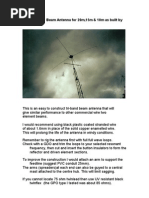 Moxon-Yagi Beam Antenna For 20m, 15m | PDF | Computers | Technology ...