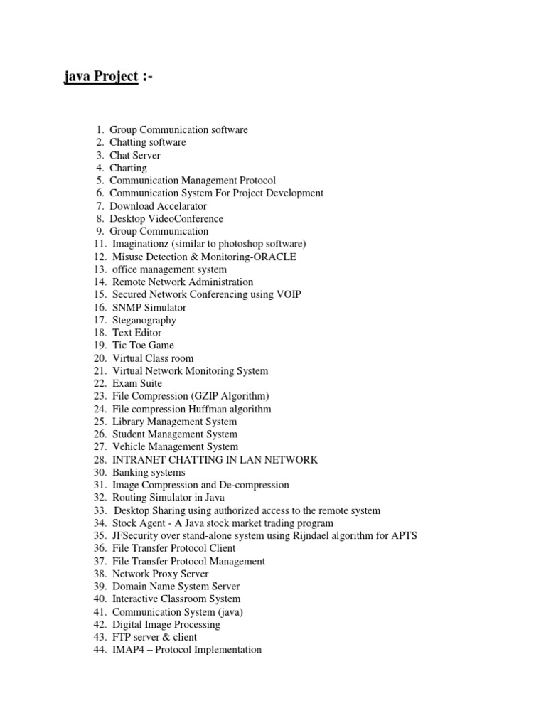 Java Project 1 Pdf Communications Protocols Computer Network