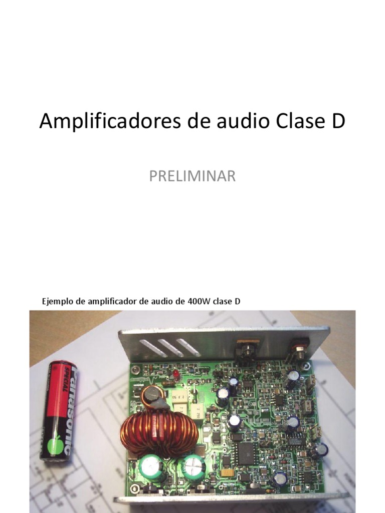 Amplificadores de Audio Clase D | PDF