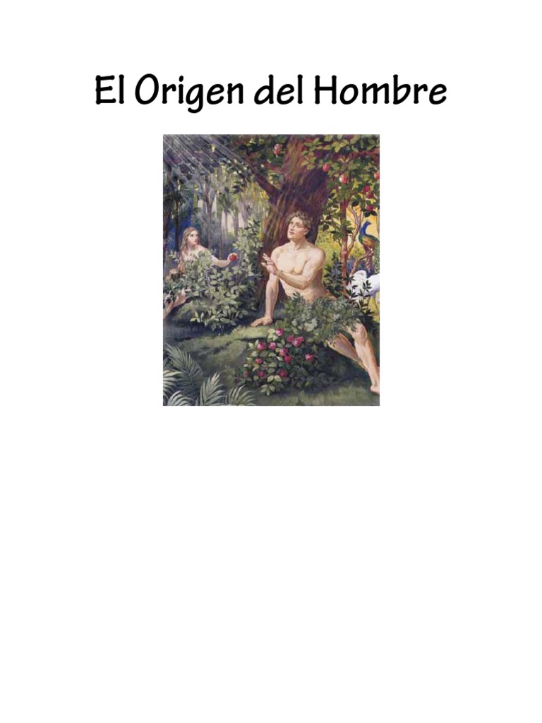 El Origen Del Hombre | PDF | Libro del Génesis | Alma