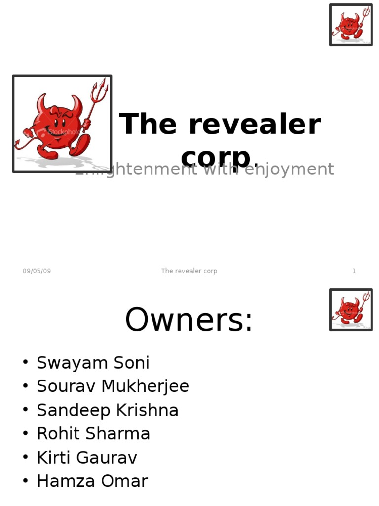 The Revealer Corp.: Enlightenment With Enjoyment | Download Free PDF ...