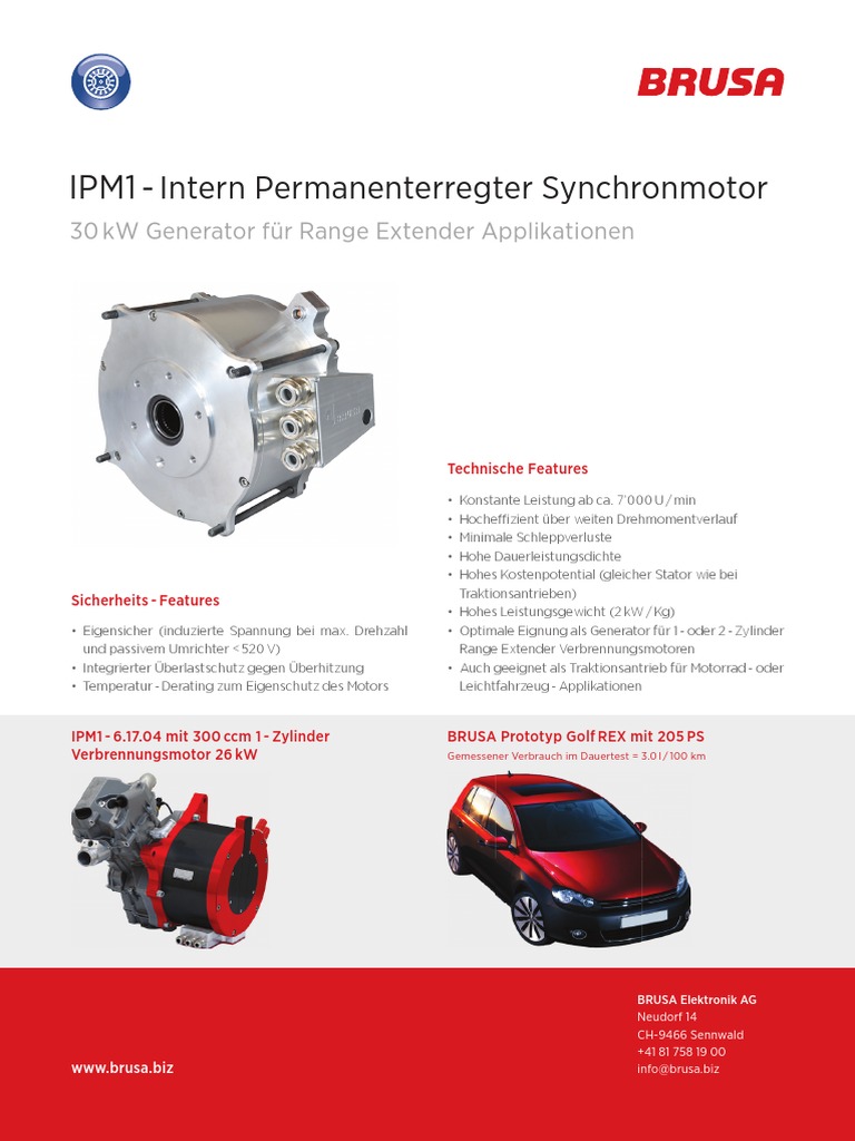 A 30kW Permanently Excited Synchronous Motor For Electrical Vehicle ...