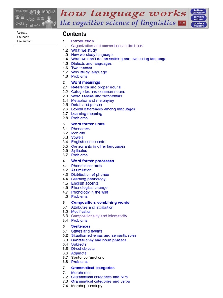 How Language Works | PDF | Linguistics | English Language