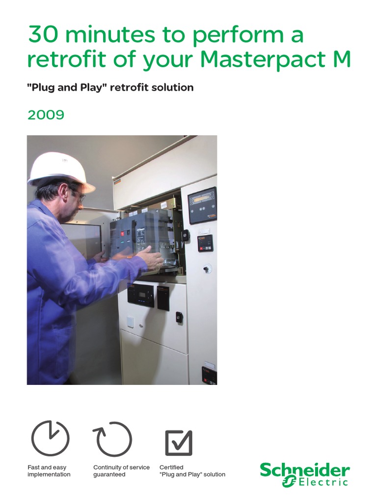 Retrofit Masterpact M Plugnplay | PDF | Power Supply | Electrical Connector