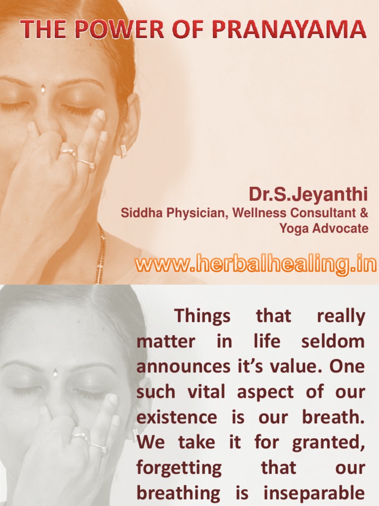 Pranayama Breathing Excercize | PDF | Breathing | Exhalation