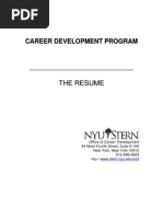 Yale SOM Resume Template | PDF | Titles | Educational Assessment And ...