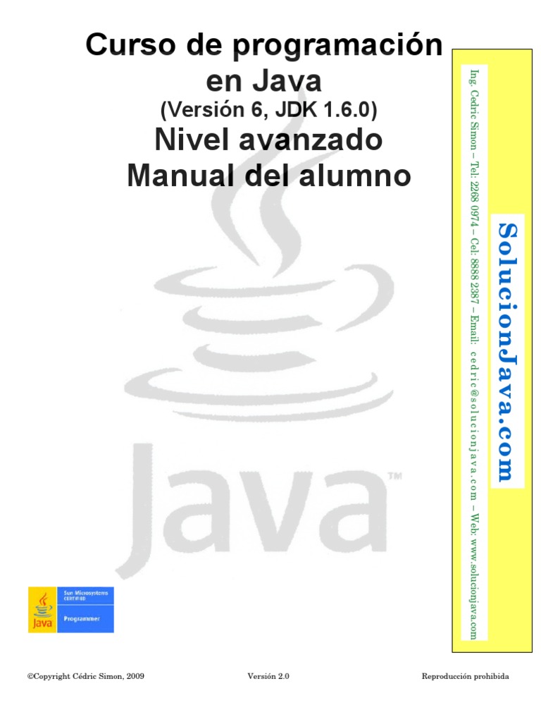 Curso de Java Avanzado | PDF | Java (lenguaje de programación ...