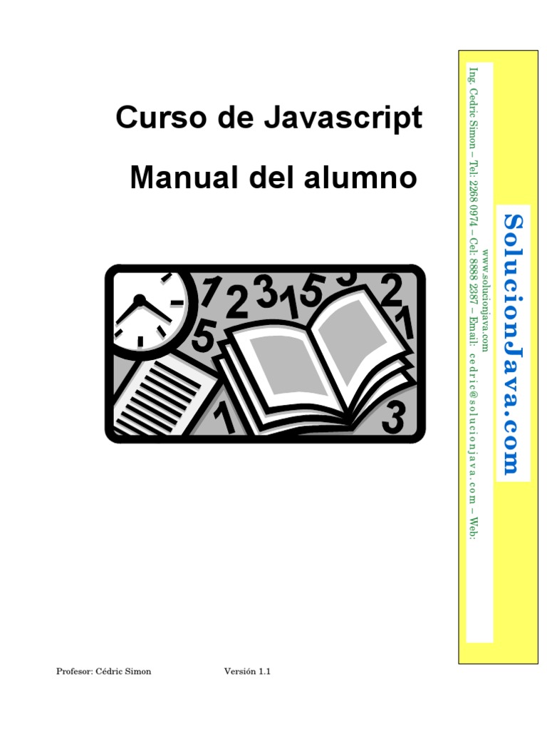 Curso de Javascript | PDF | Script Java | Lenguaje de programación