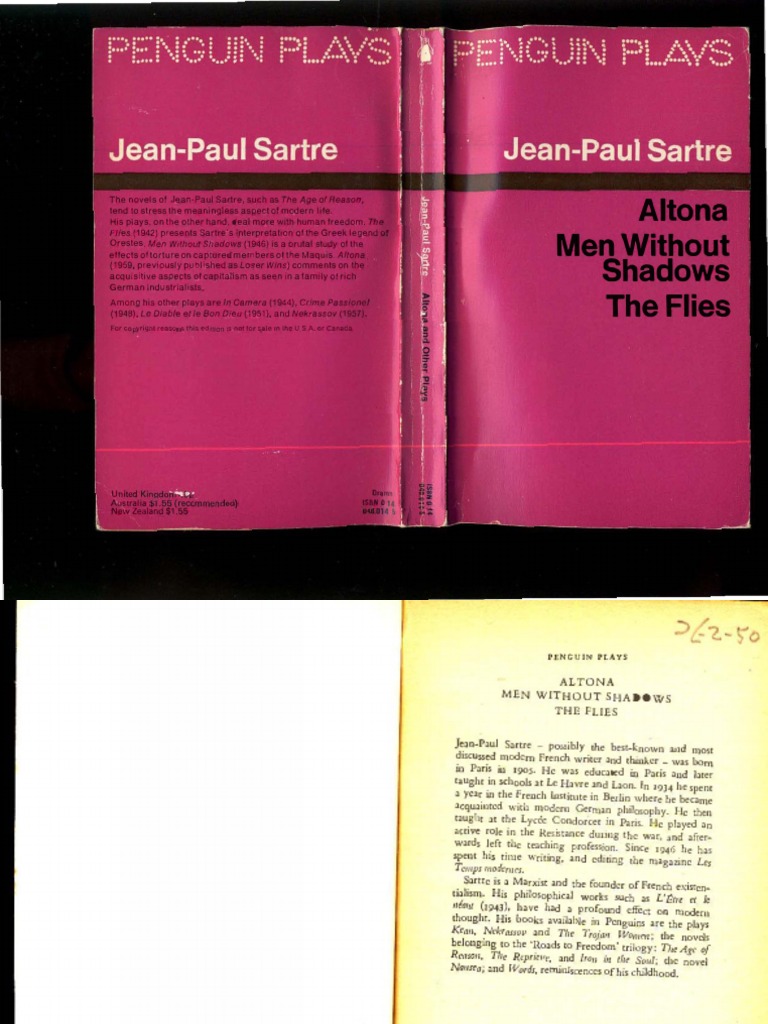 Sartre Jean Paul Altona Men Without Shadows The Flies | PDF | Jean Paul ...