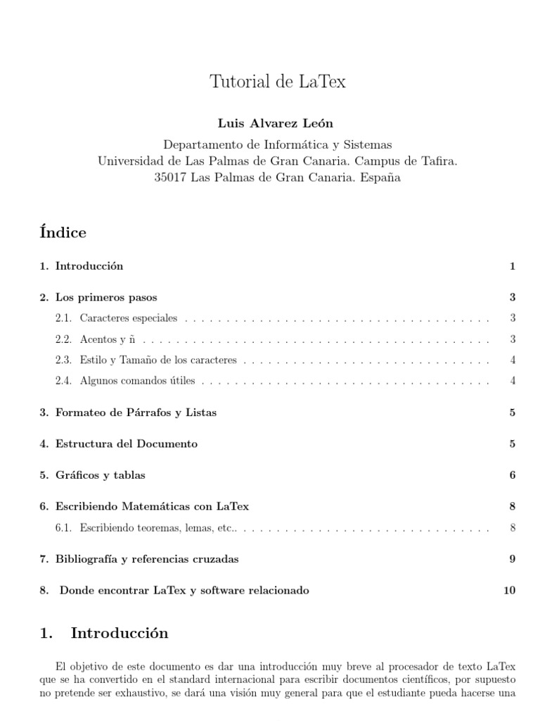 Tutorial Latex | PDF | Te X | Compilador