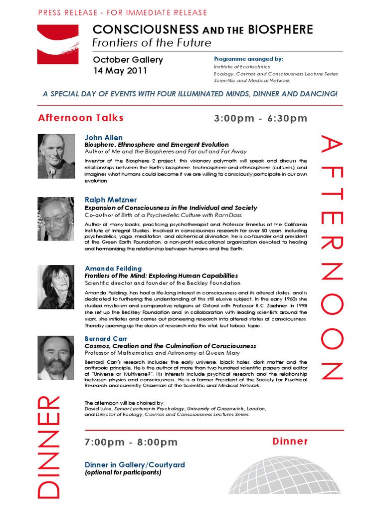 Consciousness and the Biosphere Event | PDF | Science | Science (General)