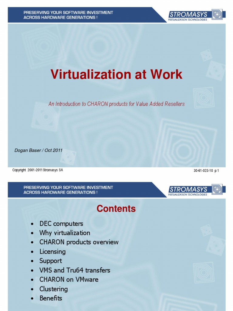 P03 (30!61!023-10) Introduction To CHARON-VAX and CHARON-AXP Family of ...