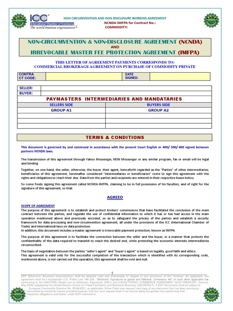 Ncnda S | PDF | Wire Transfer | Payments