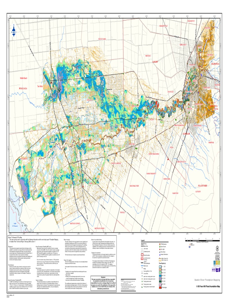 Lewiston Australia Revised Flood Map 1 | PDF | Flood | Liquids