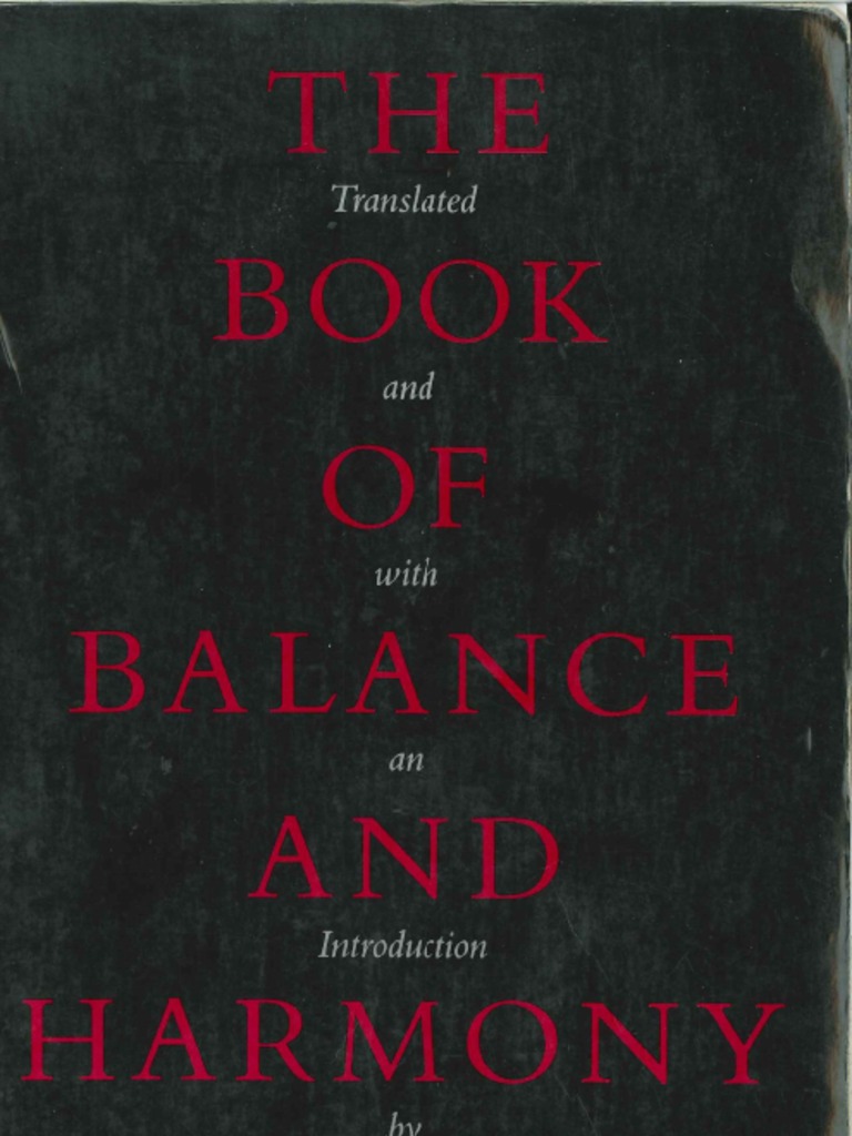 The Book of Balance and Harmony | PDF | Classical Chinese Philosophy ...
