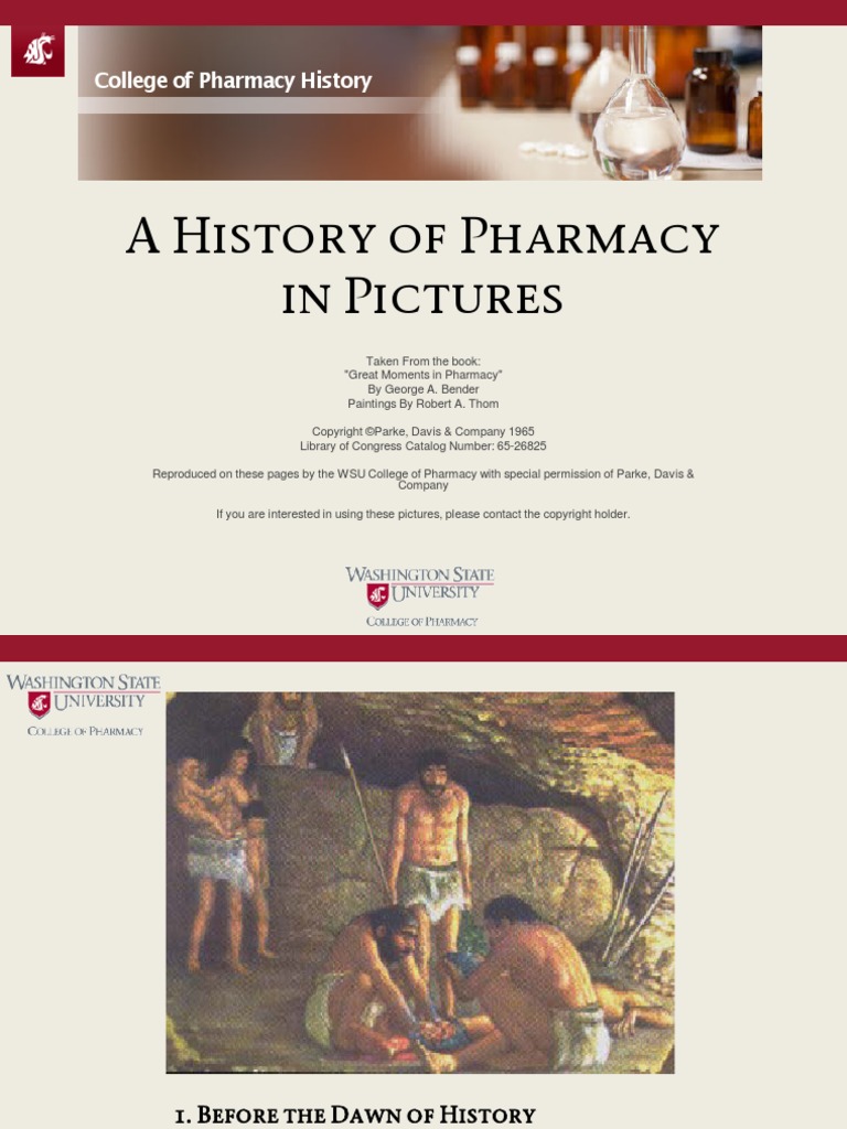 A History of Pharmacy in Pictures | PDF | Pharmacy | Pharmacist