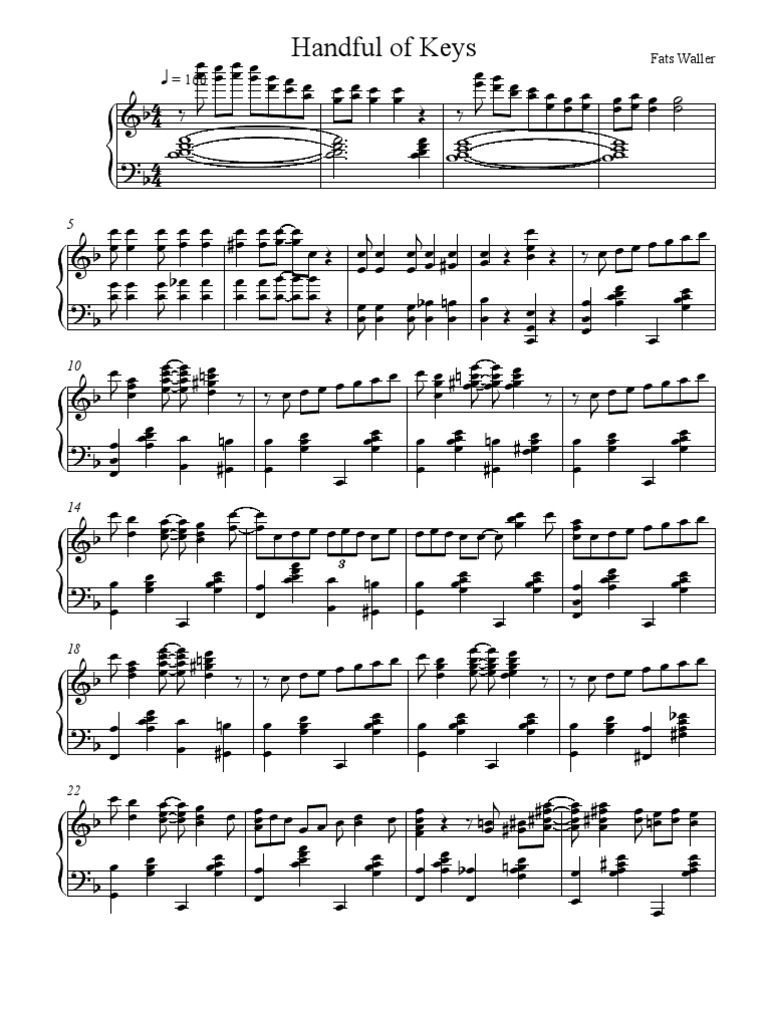 Handful of Keys | PDF | African American Music | Music Of The African ...