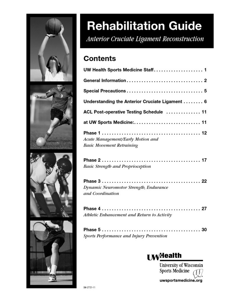 Acl Rehab Protocol | PDF | Knee | Lower Limb Anatomy