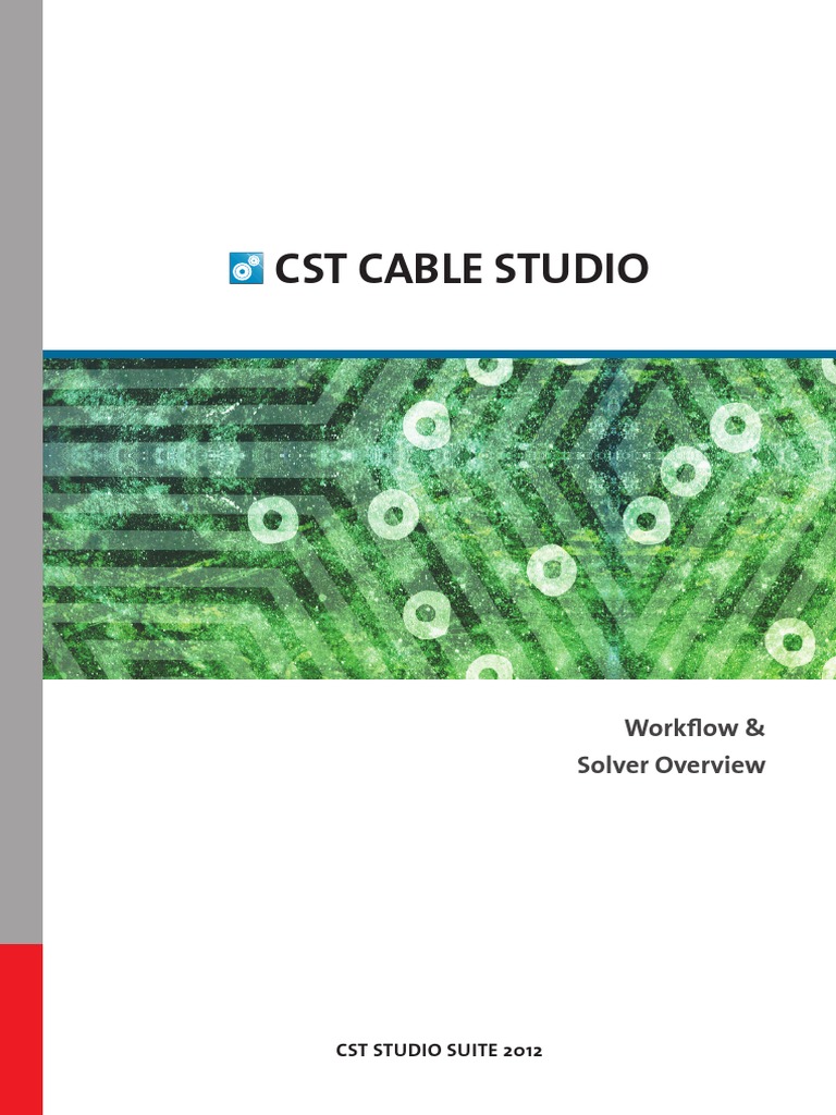 CST CABLE STUDIO - Workflow and Solver Overview | Transmission Line ...
