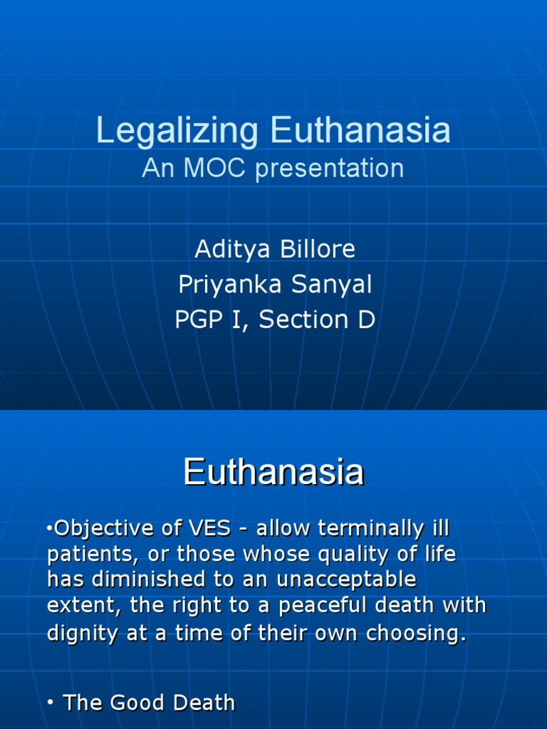 Understanding Euthanasia Legalization | PDF