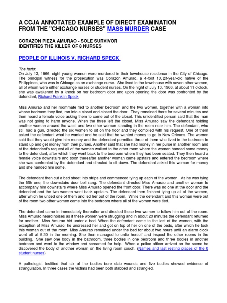 Direct Examination | PDF | Courtroom | Witness