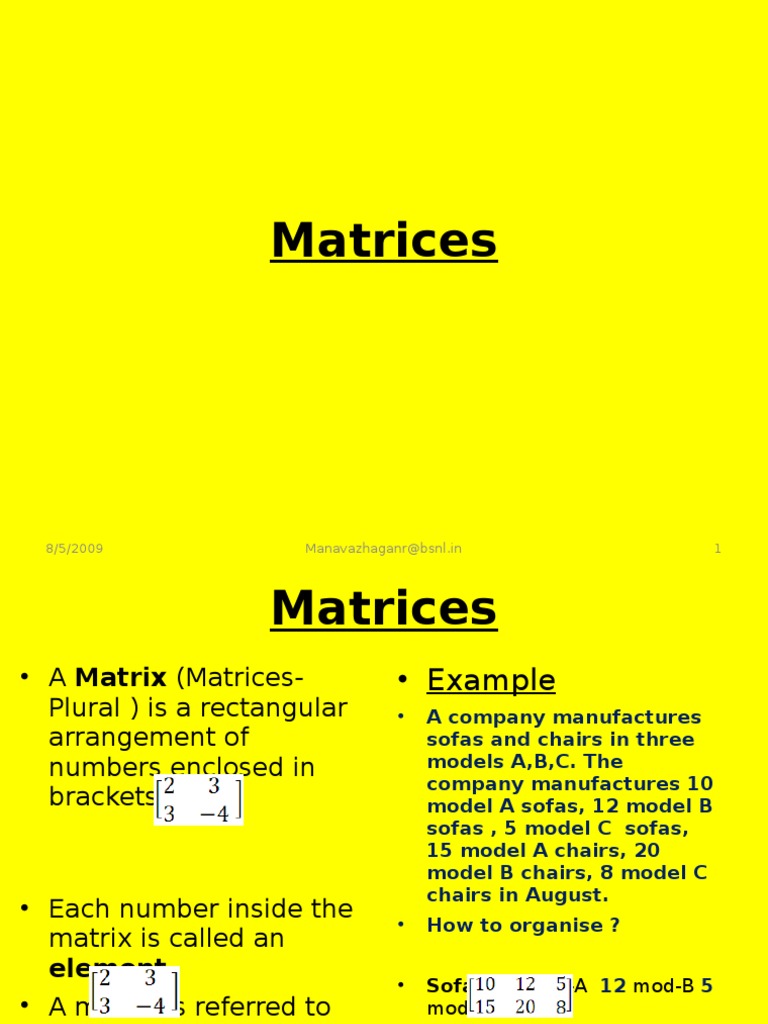 Matrix Explained With Animation | PDF | Matrix (Mathematics) | Determinant