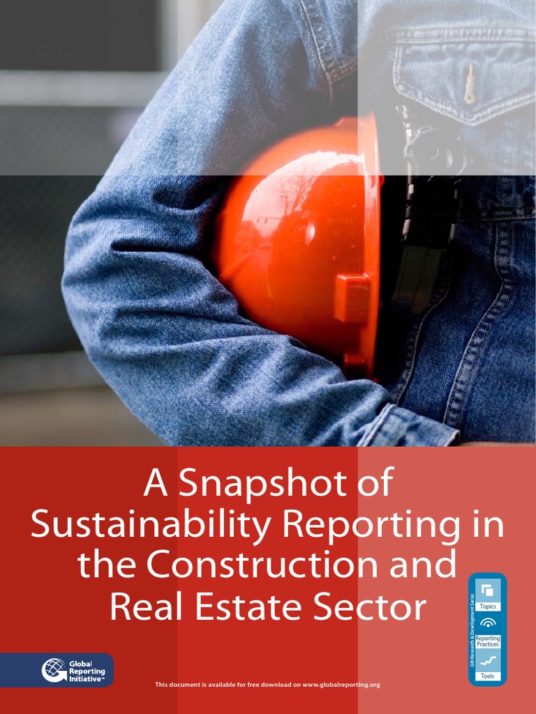 A Snapshot of Sustainability Reporting in The Construction Real Estate ...