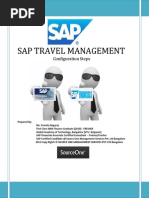 Sap Travel Management Configuration Steps | PDF | Per Diem | Expense