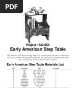 EAA Chapter 1000 Standardized Work Table Plans: Building Instructions ...