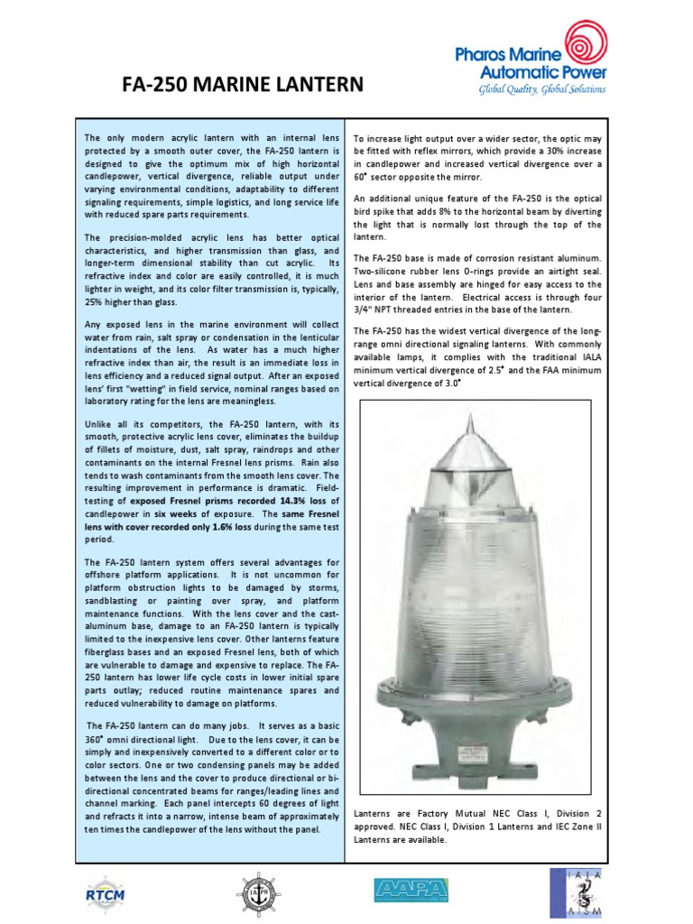 Brosur Pharos FA-250 | PDF | Incandescent Light Bulb | Lens (Optics)